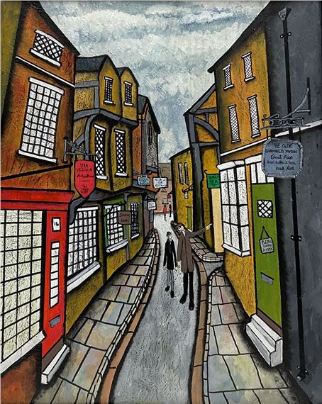John Hanley | 'The Olde Shambles York' | MutualArt
