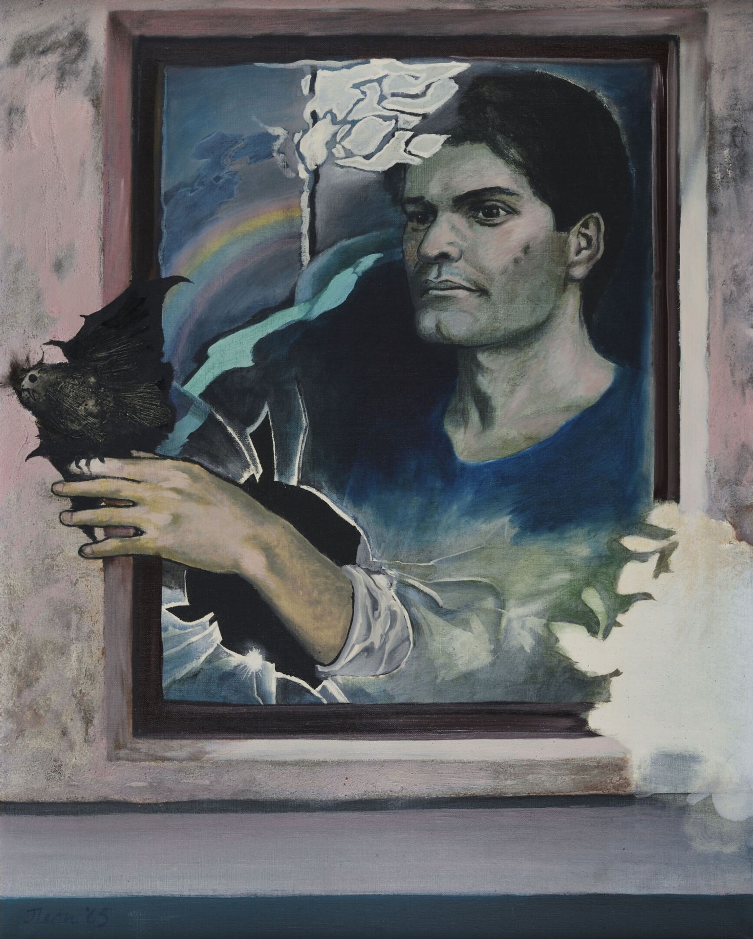 Jim Leon | Portrait of Roland GUEDJ (1965) | MutualArt