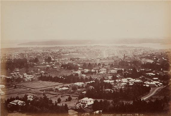 George Dobson Valentine | Ponsonby from Mt Eden | MutualArt