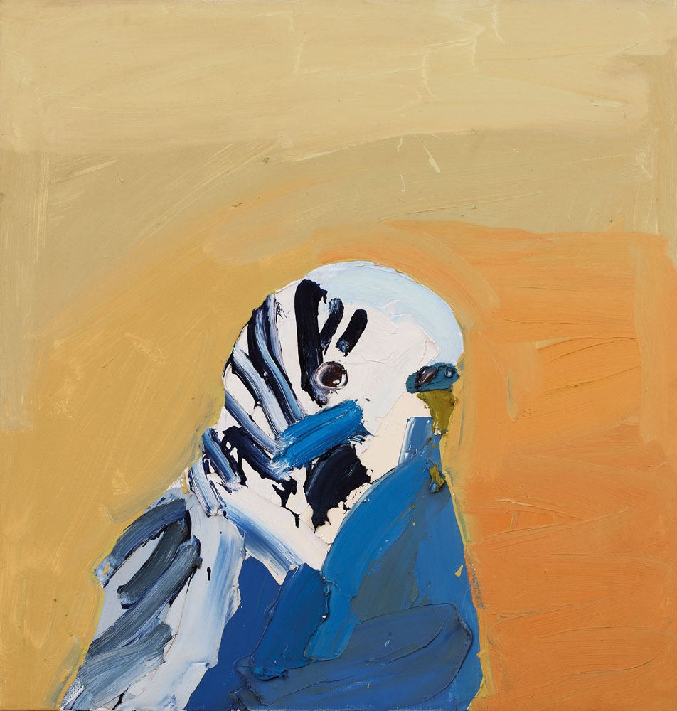 Ben Quilty | Self Portrait as a Budgie (2004) | MutualArt