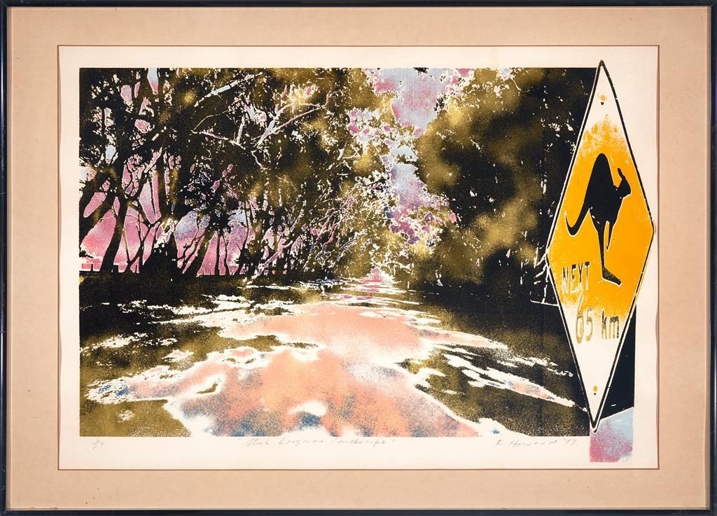 Keith Howard | Steel Kangaroo Landscape | MutualArt