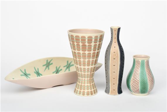 Alfred Read | A Poole Pottery Contemporary vase, a Poole Contemporary ...