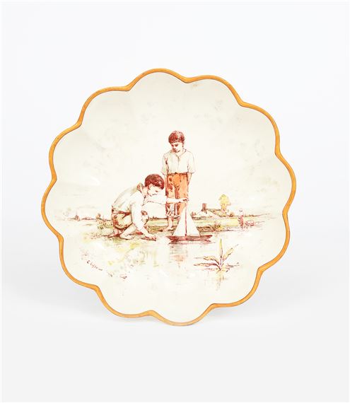 Émile Aubert Lessore | A Wedgwood plate by Emile Lessore | MutualArt