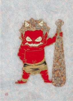 Kazuyuki Takishita | Momotaro, Ogre with iron clubs (2019) | MutualArt