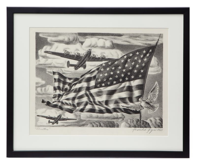 Alexandre Hogue | Liberators (1943) | MutualArt