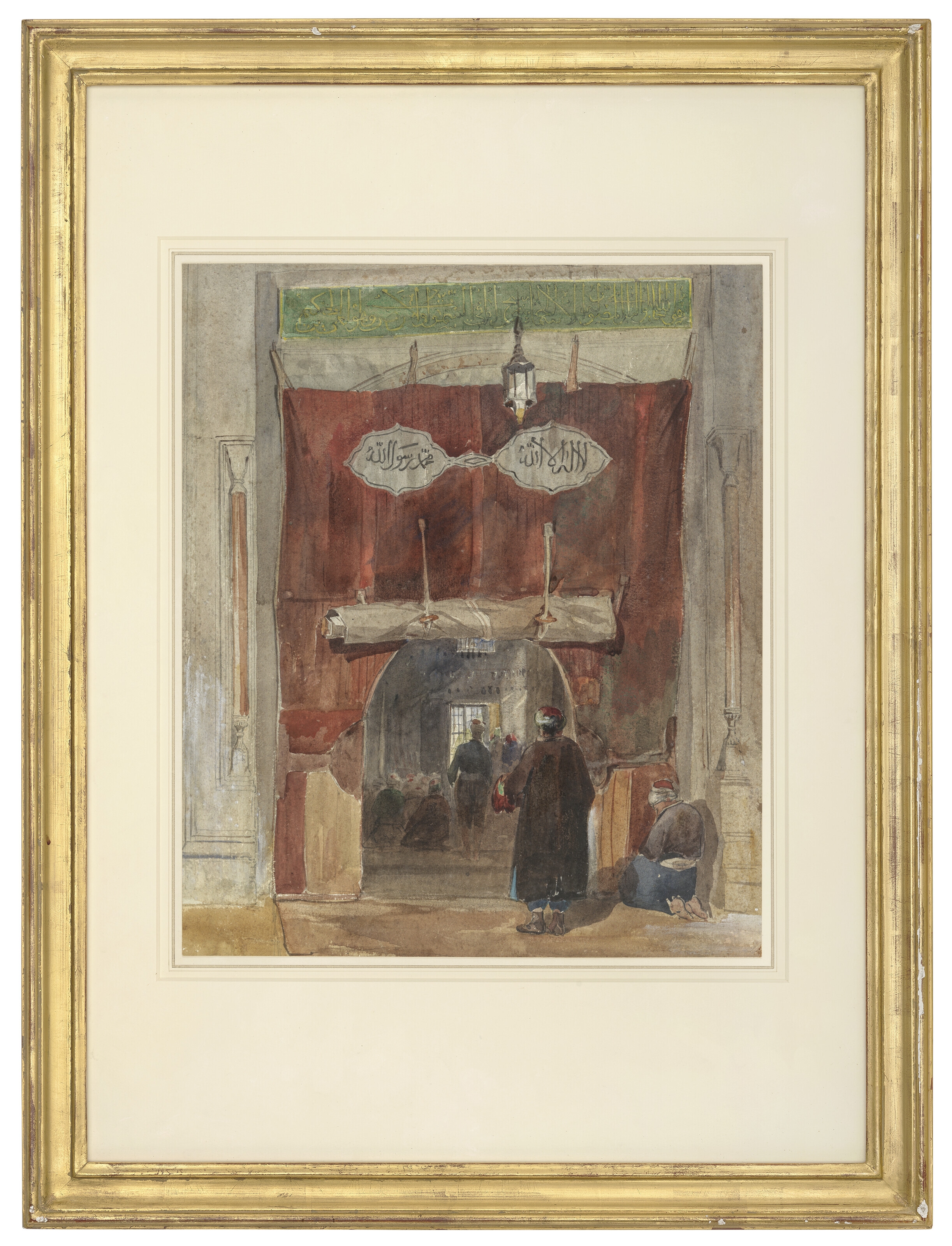 Edward Angelo Goodall | Entrance to a mosque | MutualArt
