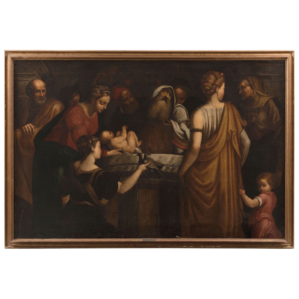 Giulio Campi | LA PRESENTACIÓN DE JESÚS EN EL TEMPLO | MutualArt