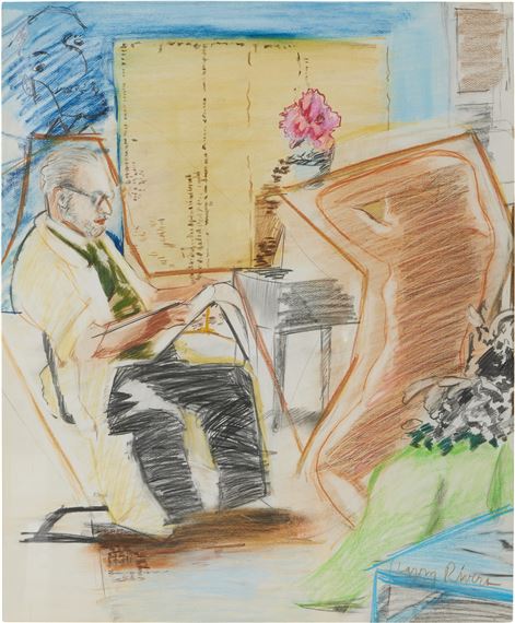 Larry Rivers | Portrait of Matisse in His Studio (1986) | MutualArt