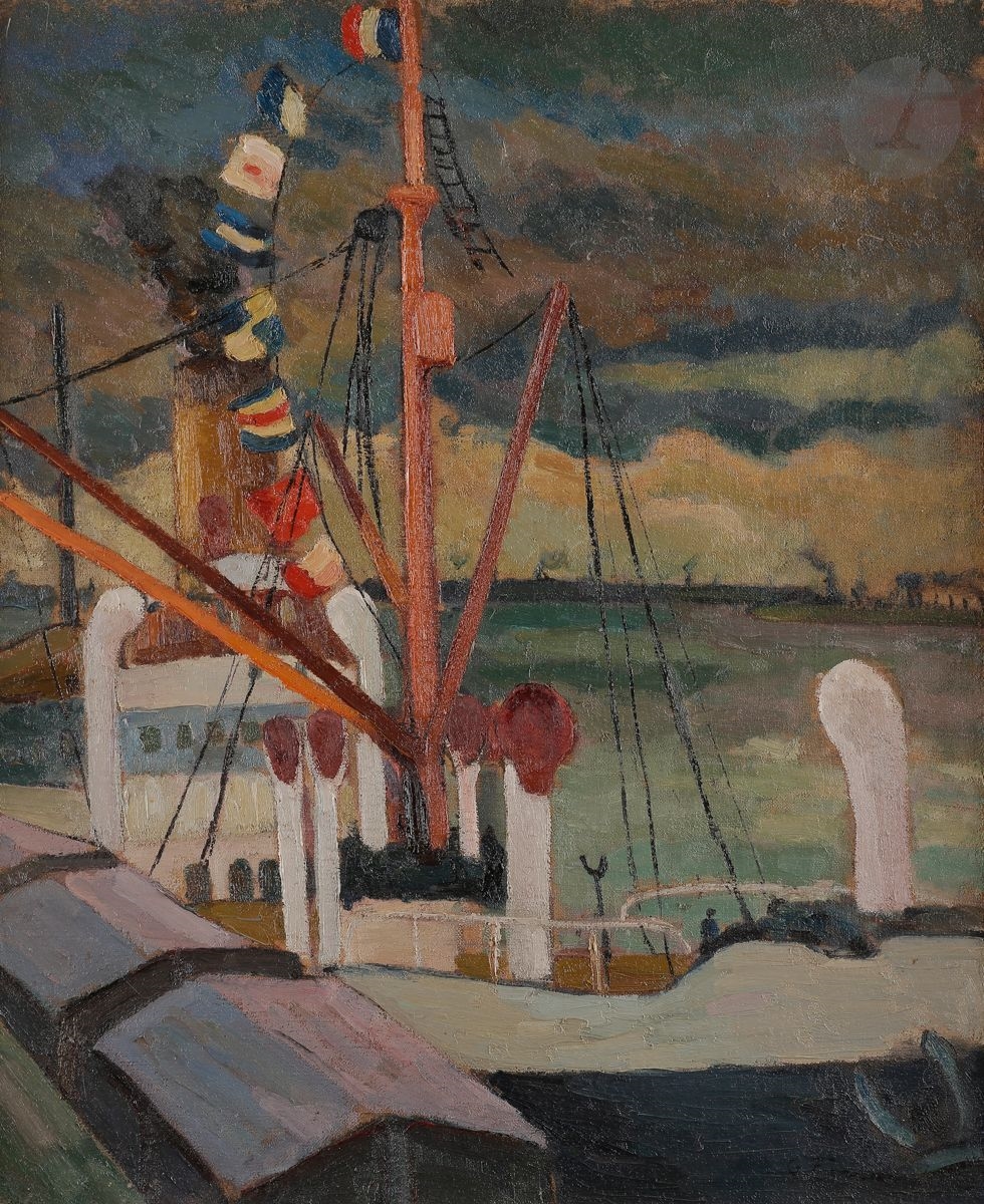 Gisèle Ferrandier | Mast and boats | MutualArt