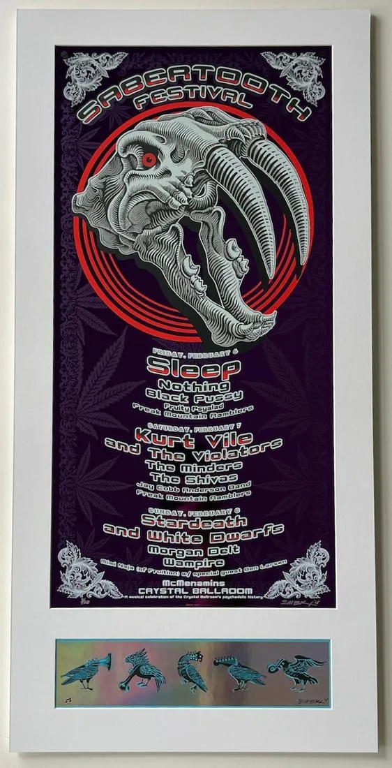 Emek | Sabertooth Festival Poster | MutualArt