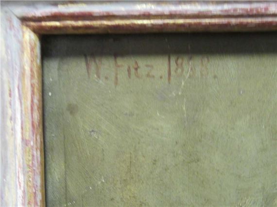 William Fitz |, portrait of a gentleman, (1888) | MutualArt