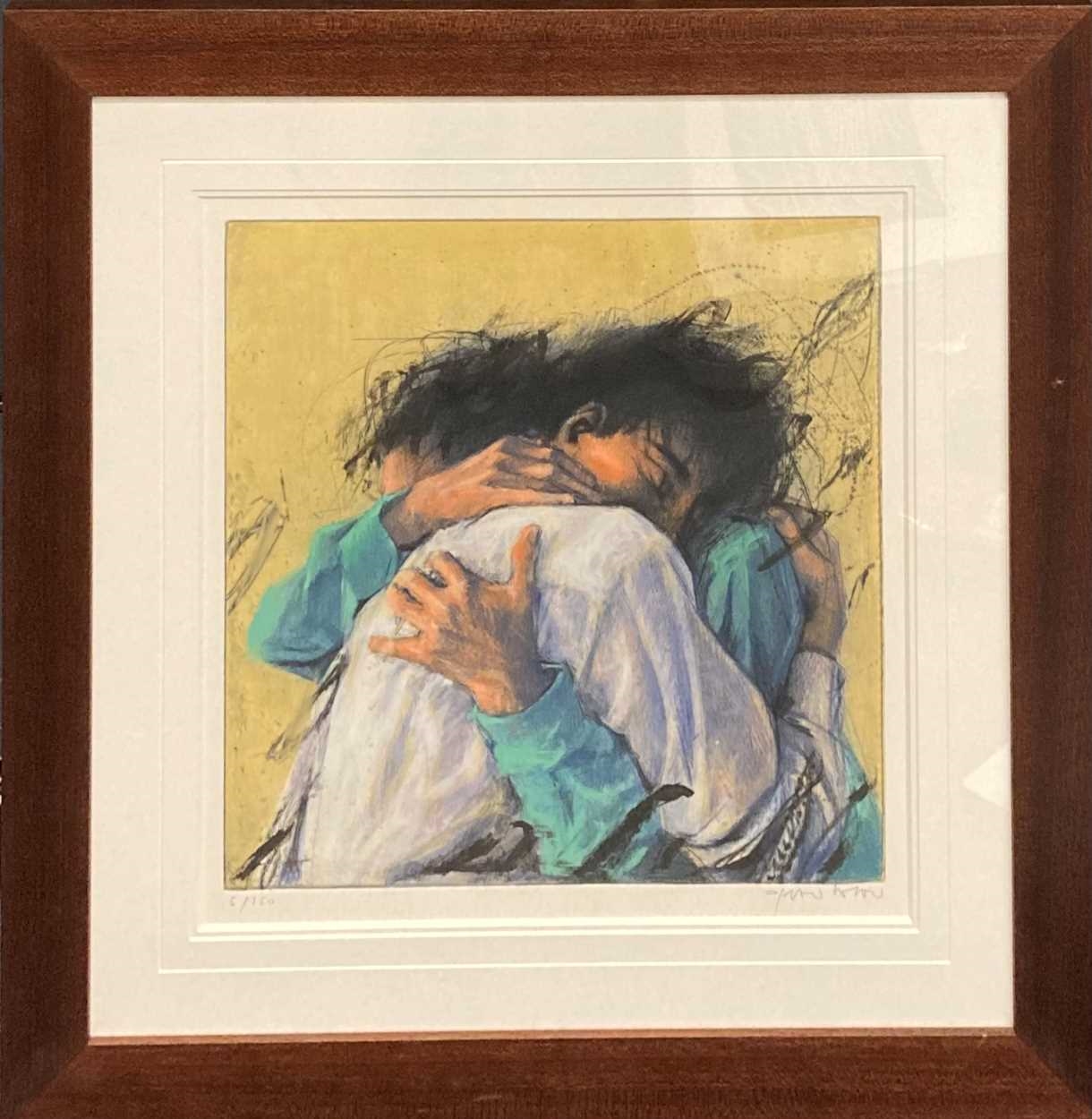 Peter Wever | Two Figures embracing | MutualArt