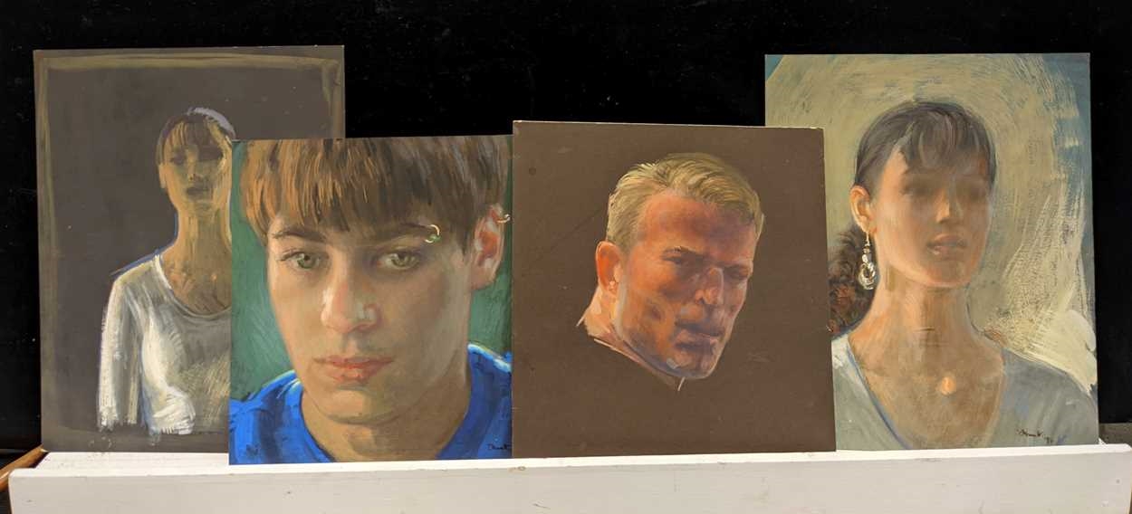 Michael Stennett | a collection of twelve head studies | MutualArt