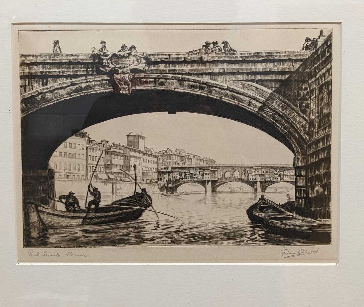 Graham Clilverd | - Three etchings of Italy - The bridge of sighs ...