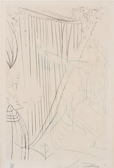 Salvador Dalí | QUEEN ISOLDE AND HER DAUGHTER | MutualArt