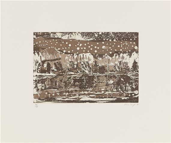 Peter Doig | Night Fishing. (1995) | MutualArt