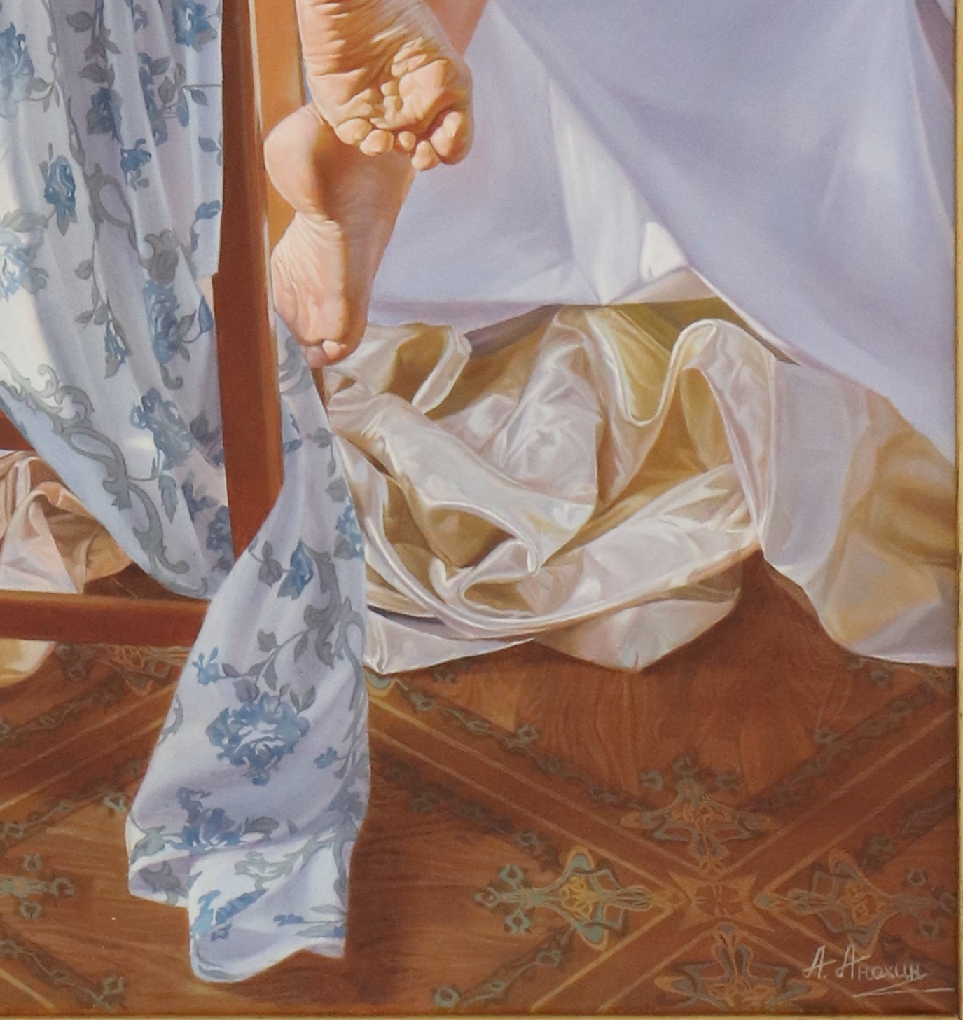 Arthur Anokhin | A seated model (2021) | MutualArt