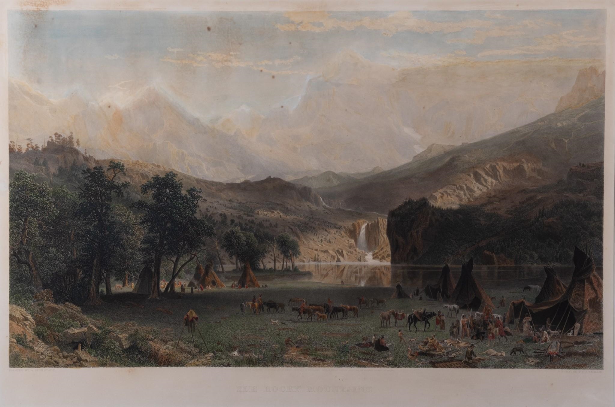 Albert Bierstadt | The Rocky Mountains, Lander's Peak (1866) | MutualArt