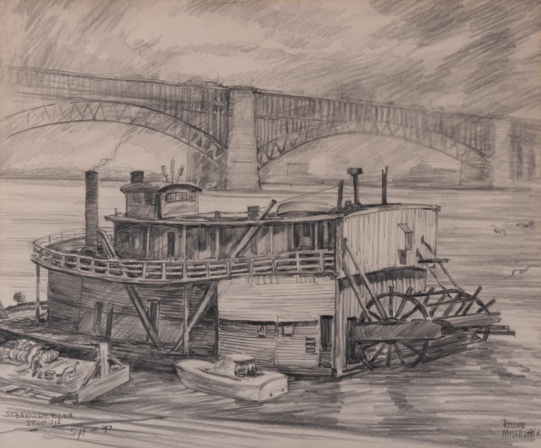 Roscoe Misselhorn | Sternwheeler St | MutualArt