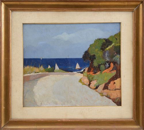 Beppe Guzzi | Strada verso il mare (1923) | MutualArt