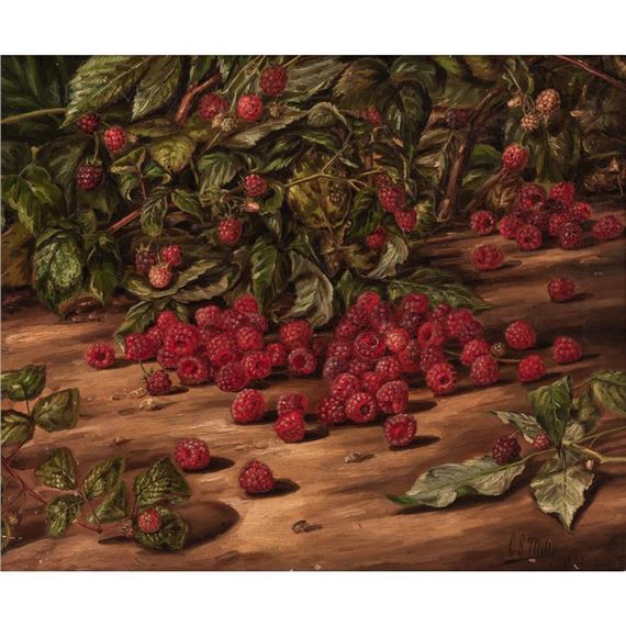 Charles S. Mills | Still Life with Raspberries (1982) | MutualArt