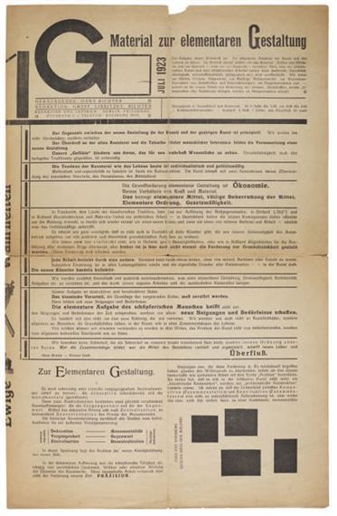 Werner Graeff | Revue G : Material zur Elementary Gestaltung n°1 ...