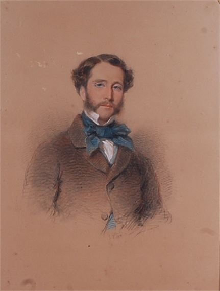 Josiah Gilbert | Half-length portrait of a young Lambert Broughton ...