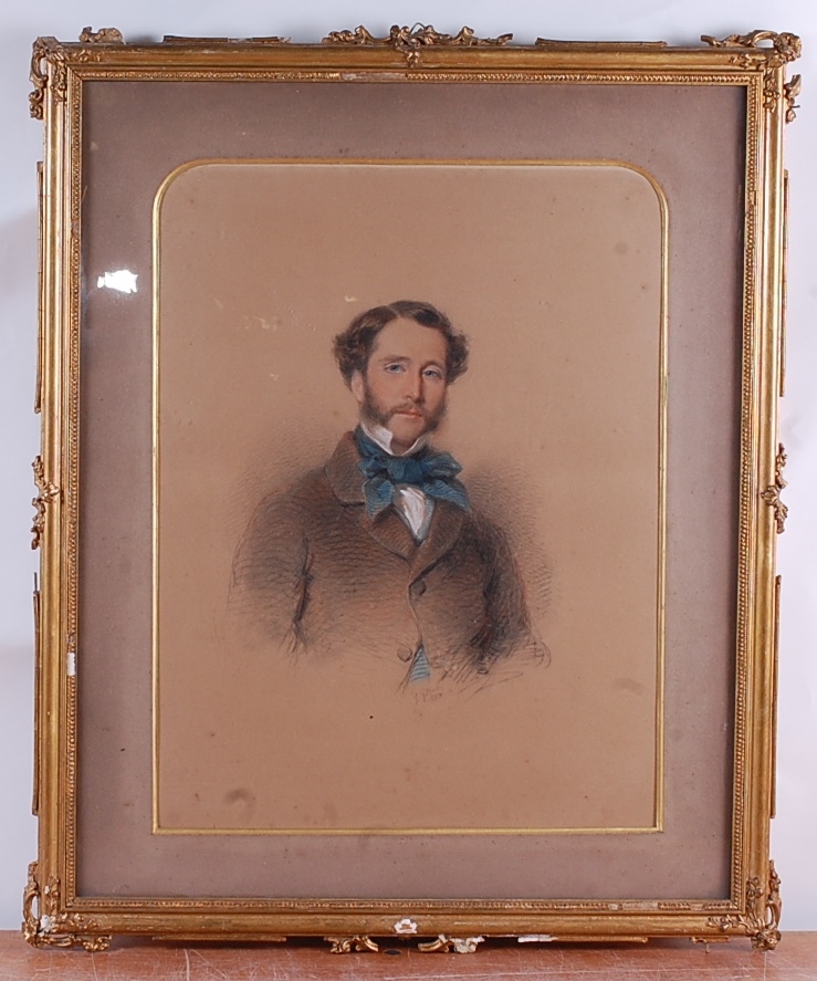 Josiah Gilbert | Half-length portrait of a young Lambert Broughton ...