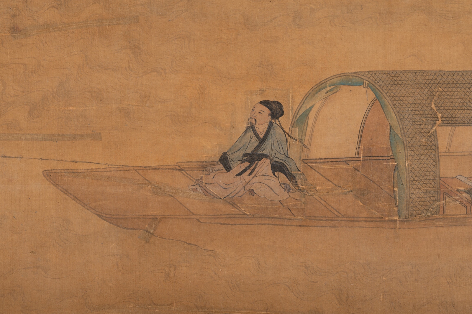 Qiu Ying | Scholar Fishing in the Lake | MutualArt