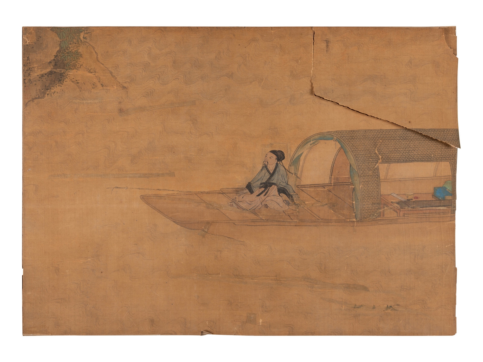 Qiu Ying | Scholar Fishing in the Lake | MutualArt