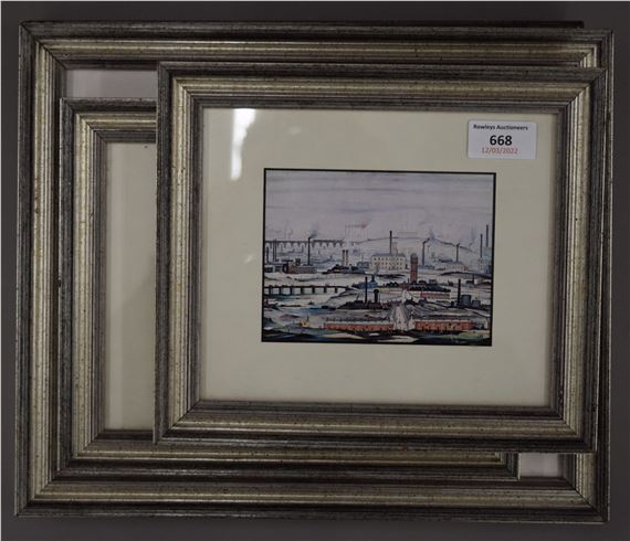 Laurence Stephen Lowry | Matchstick figures | MutualArt