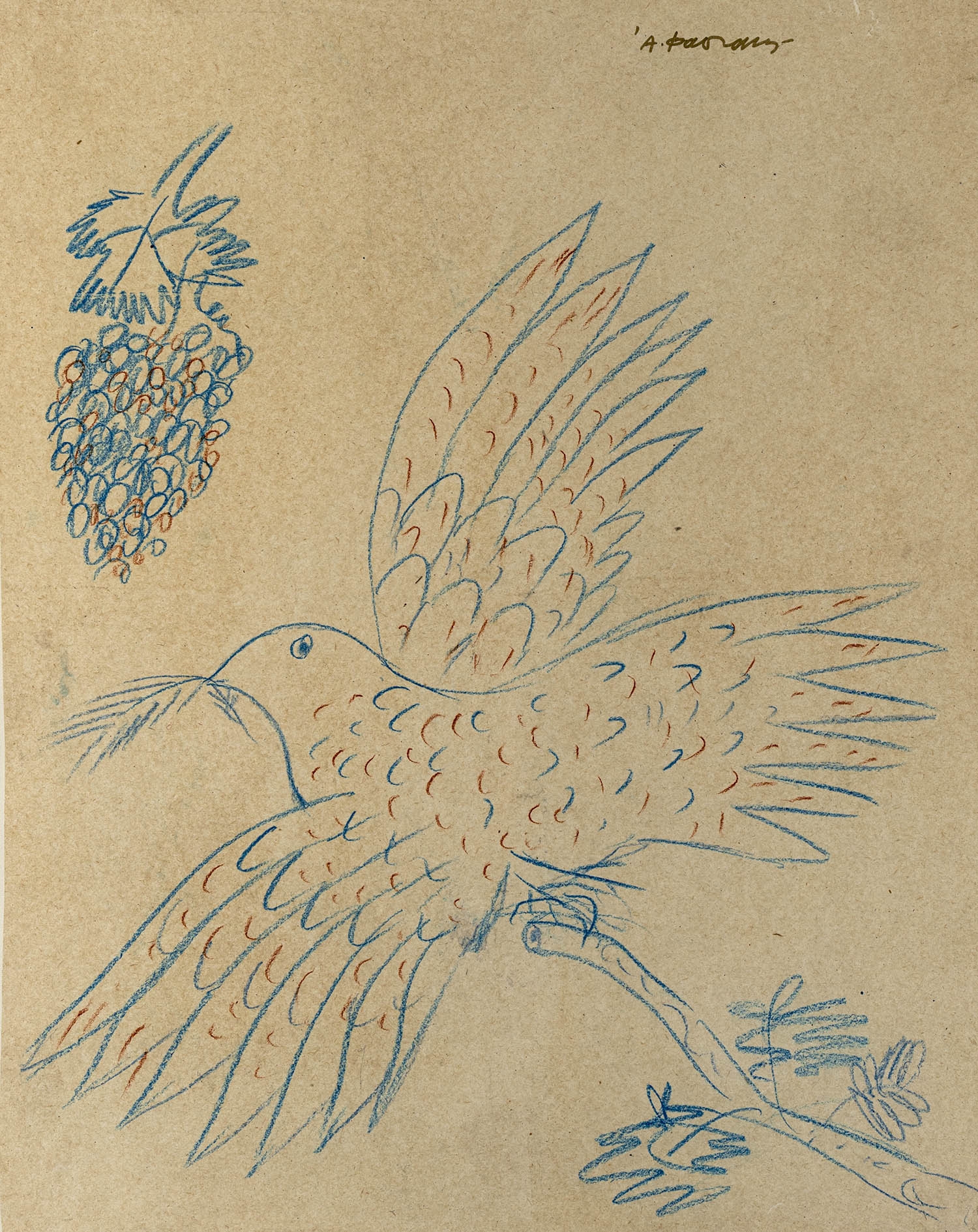 Alecos Fassianos | Blue bird | MutualArt