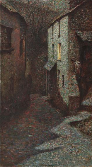 Herbert Edward Butler | Neath moonlit eaves (1971) | MutualArt