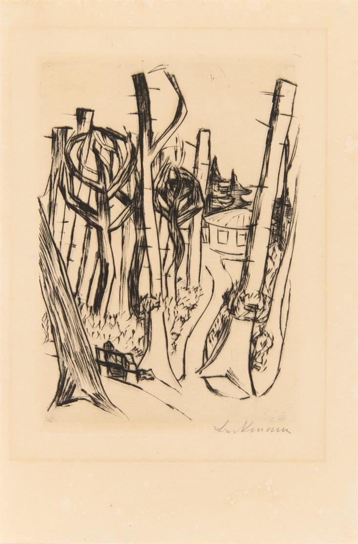 Max Beckmann | PARK LOUISA (1923) | MutualArt