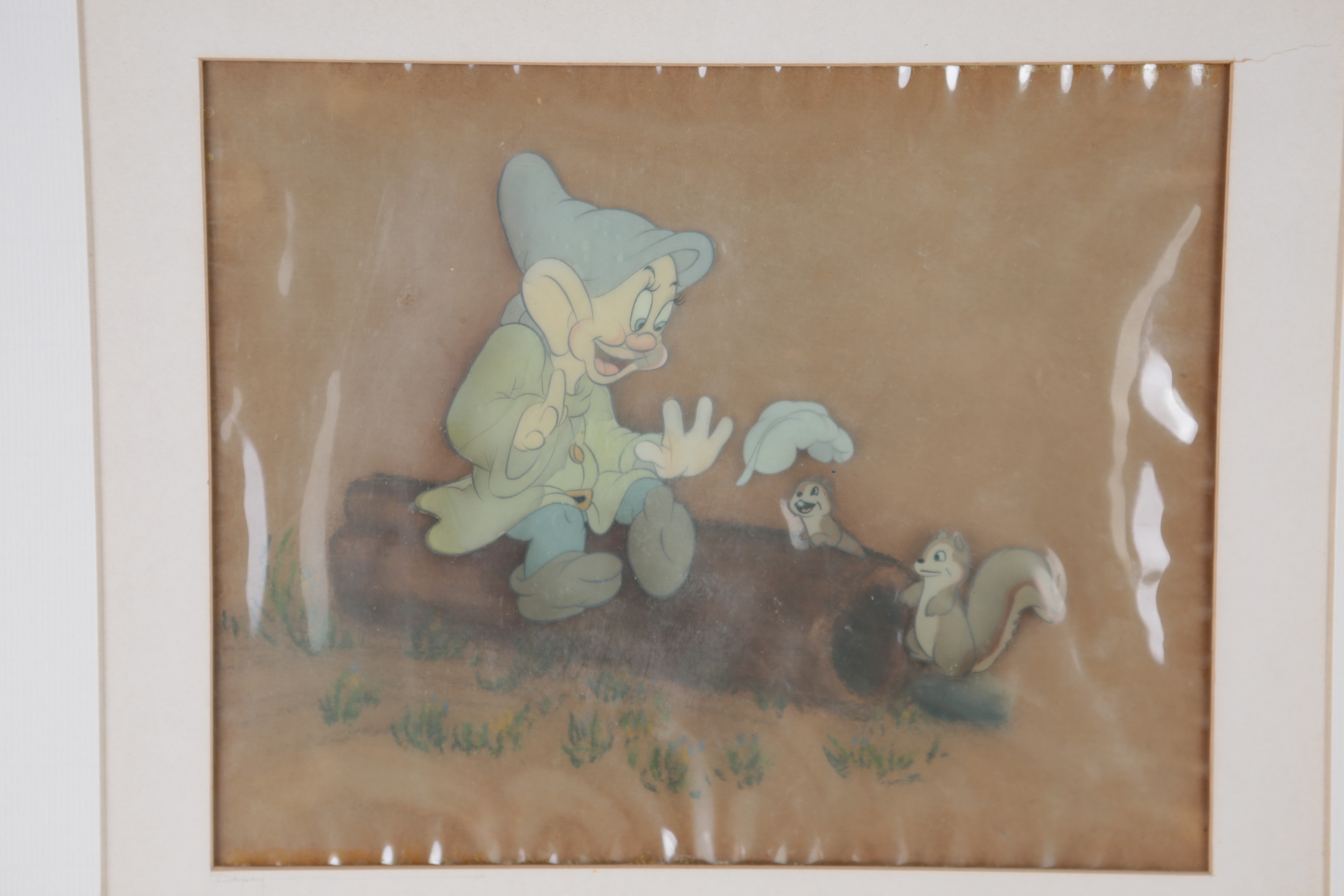 Courvoisier | Multi cell set up of Dopey with squirrels from 1937 Snow ...