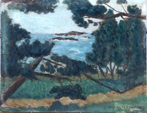 Louis Mathieu Verdilhan | Paysage de bord de mer | MutualArt