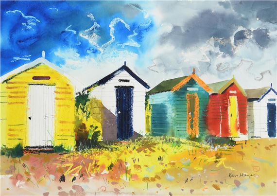 Ken Hayes | Beach Huts | MutualArt