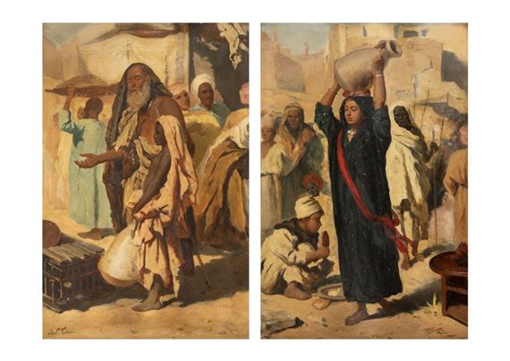 A. Fabiani | The beggar - The water carrier. | MutualArt