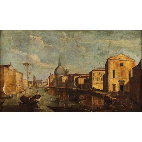 Venetian School, 18th Century | Veduta di Venezia | MutualArt