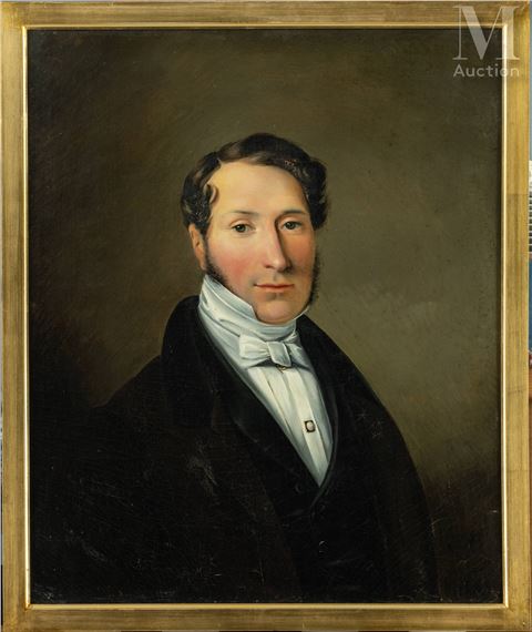 French School, 19th Century | Homme à la redingote | MutualArt