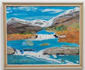 Lisa Ruddy | Spring Thaw over Aasleagh Falls, Leenane | MutualArt