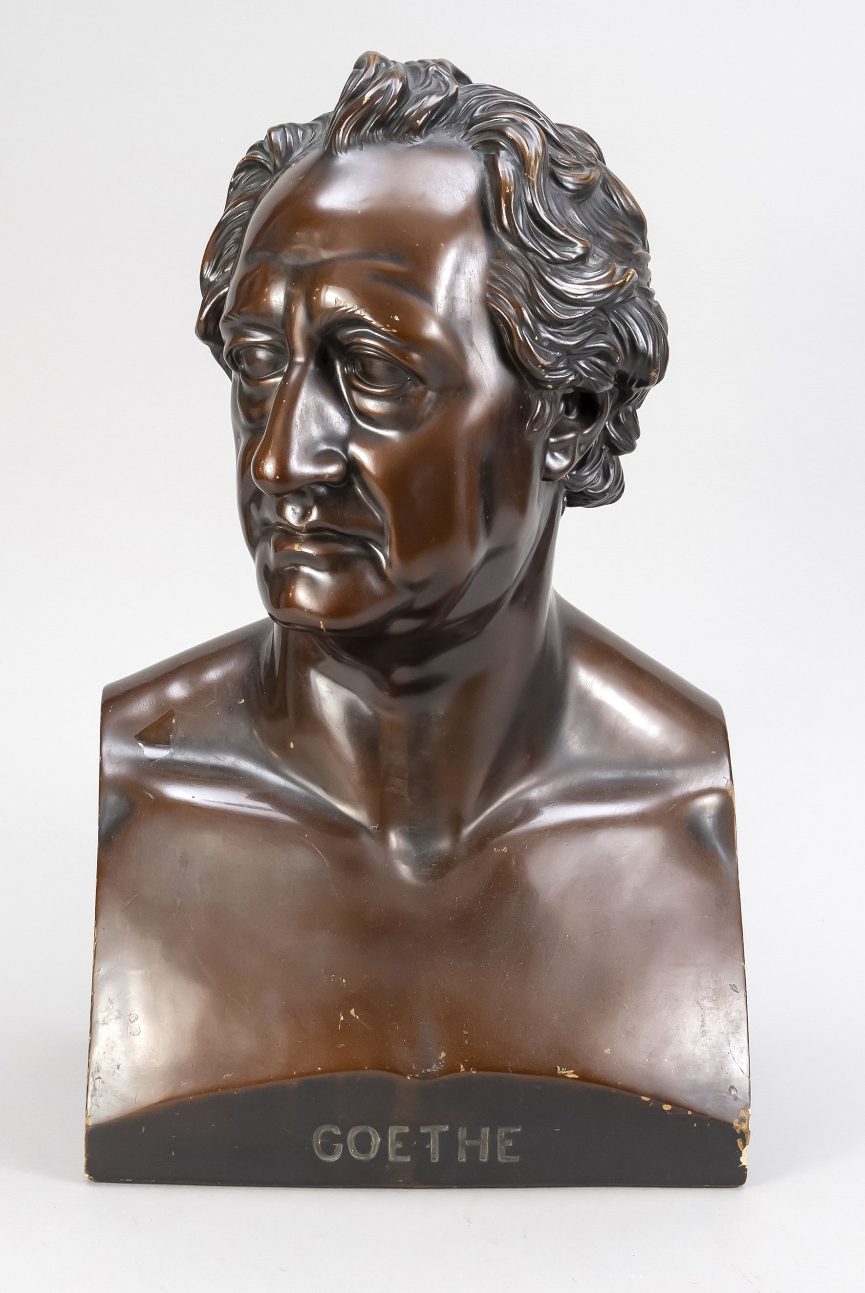 Christian Daniel Rauch | large portrait bust of Goethe (1900) | MutualArt
