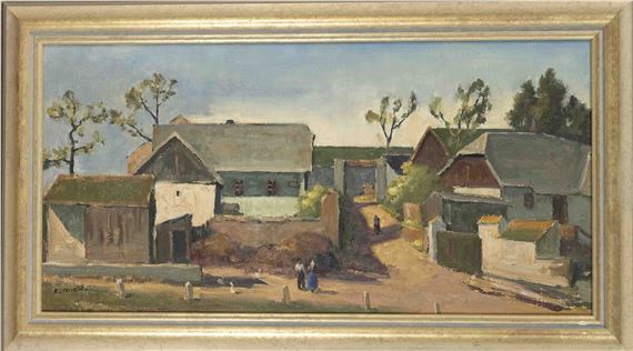 František Michl | Village scene | MutualArt