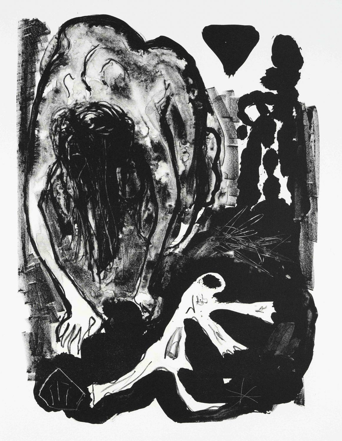 A.R. Penck | two lithographs from ''Heiner Müller - Wolokolamsker ...