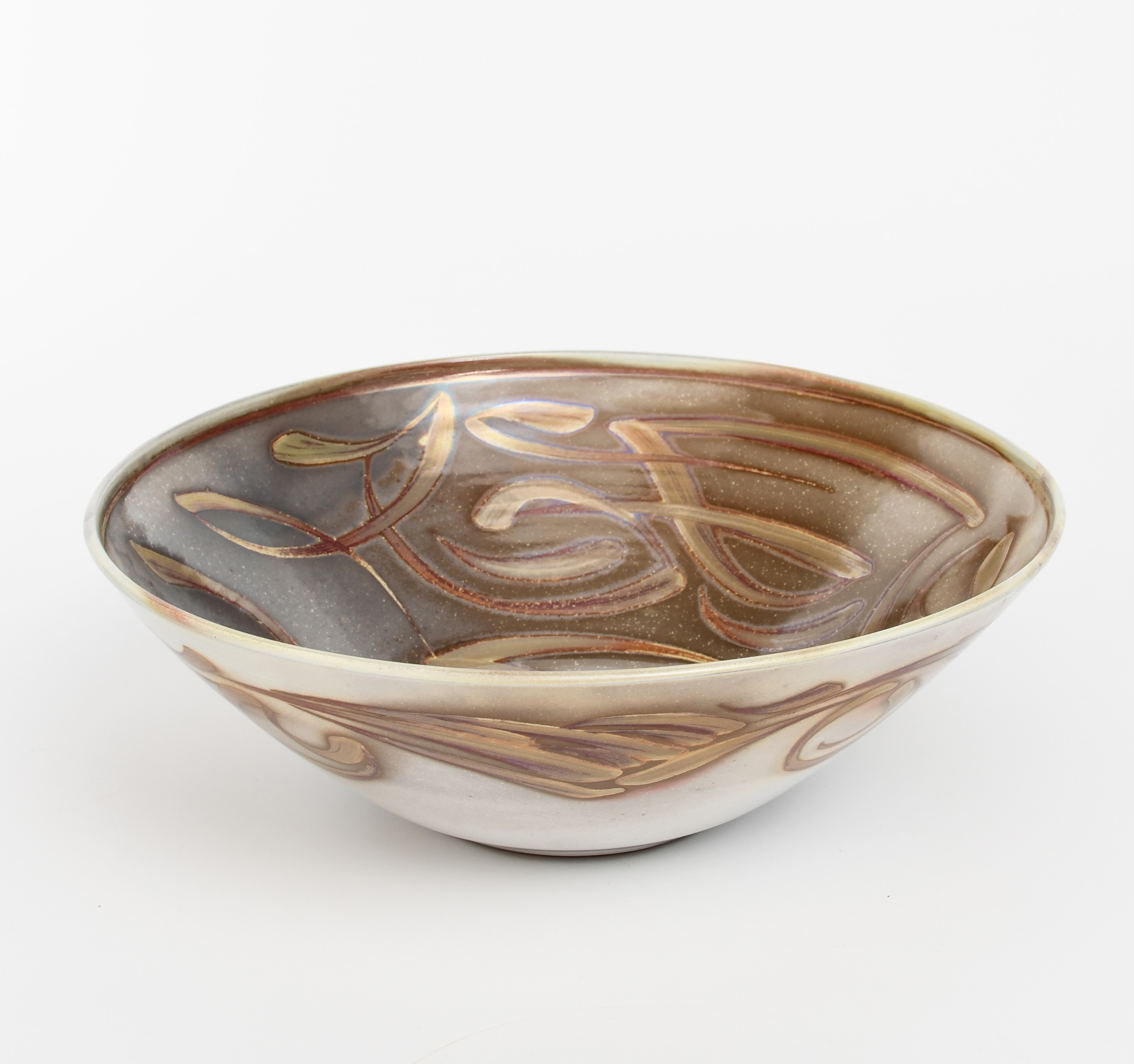 Nick Caiger-Smith | a large Aldermaston Pottery bowl | MutualArt