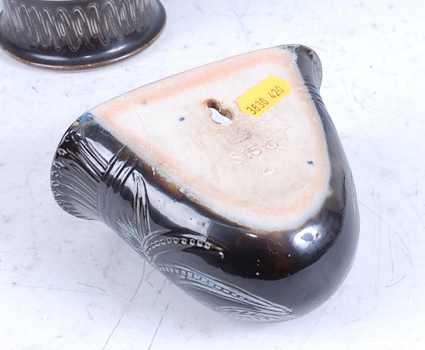 Agnete Hoy | A circa 1954 Royal Doulton Lambeth brown slip glazed vase ...