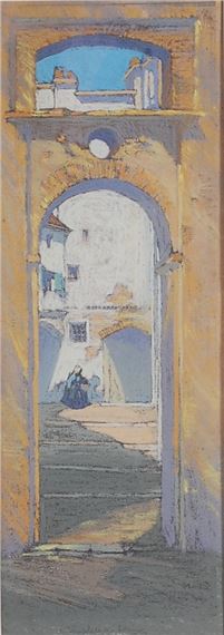 Thomas Callender Campbell-Mackie | - Middle Eastern street scene ...