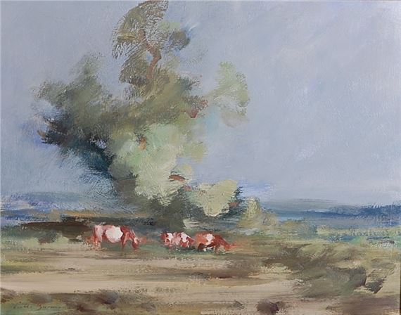 Peter Burman | - Marsh cattle | MutualArt