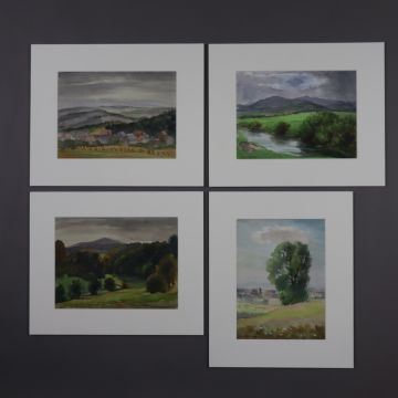 Max Otto Beyer | Vier hessische Landschaften | MutualArt