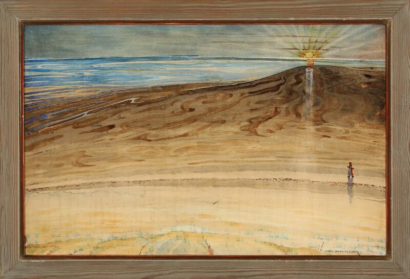 Carl Johan Forsberg | Coastal scenery from Fanø (1914) | MutualArt